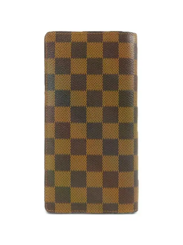 LOUIS VUITTON Damier Portefeuille Brazza Long Wallet