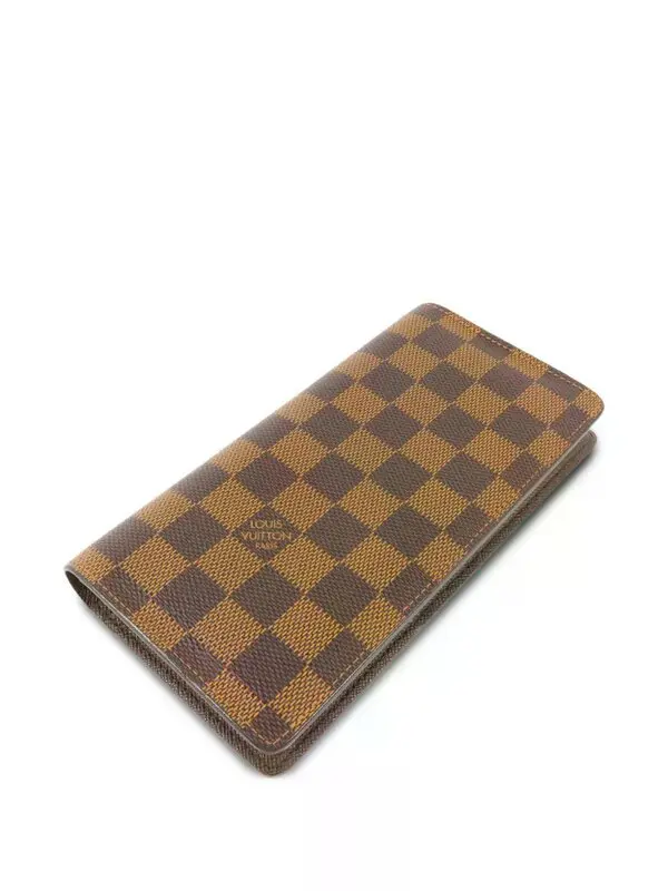 LOUIS VUITTON Damier Portefeuille Brazza Long Wallet