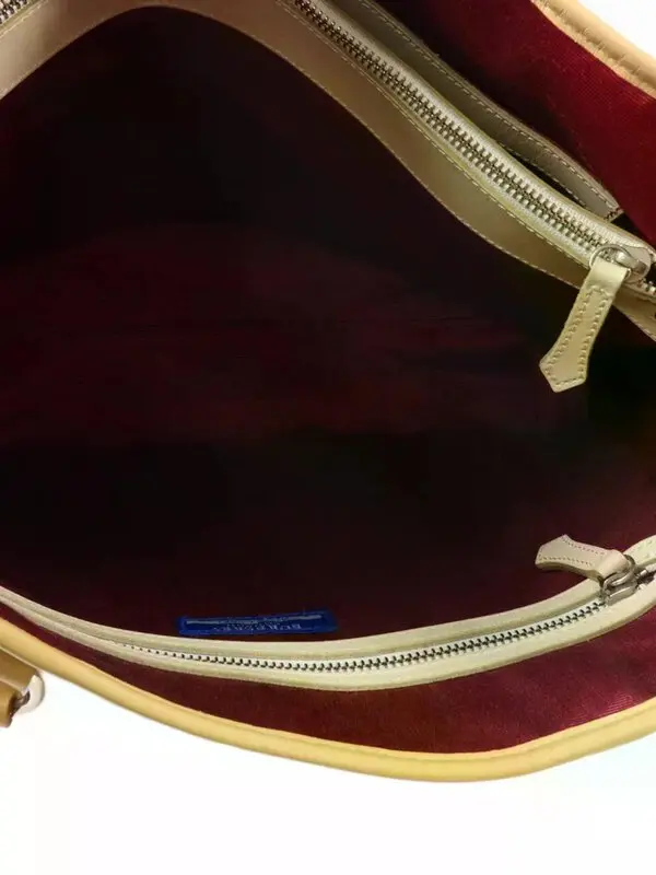 Burberry Check-pattern Canvas Tote Bag - Pink
