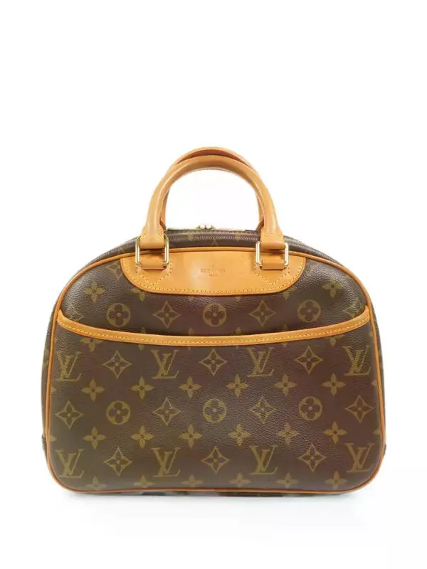 LOUIS VUITTON Monogram Trouville Tote Bag - Brown