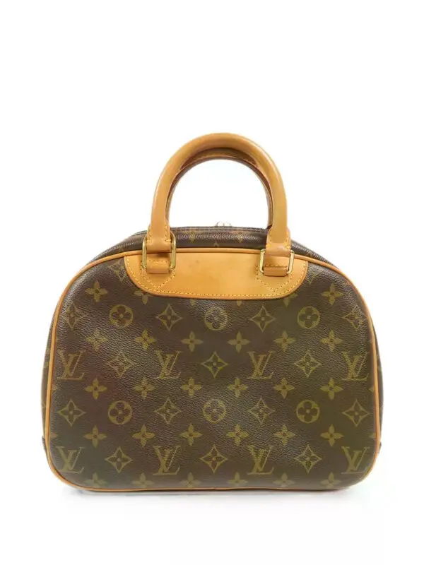 LOUIS VUITTON Monogram Trouville Tote Bag - Brown