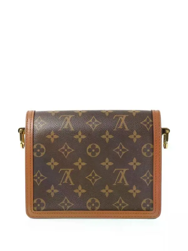 LOUIS VUITTON Mini Dauphine Monogram Reverse Shoulder Bag