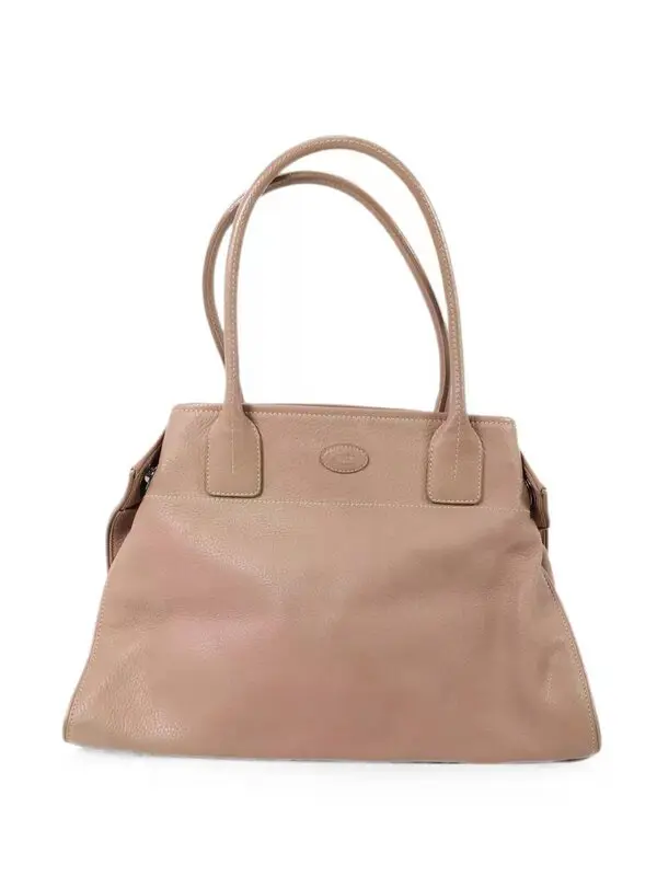 TOD'S Girelli Leather Tote Bag - Pink