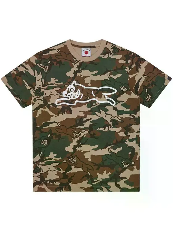 ICECREAM Camouflage-print T-shirt - Neutrals