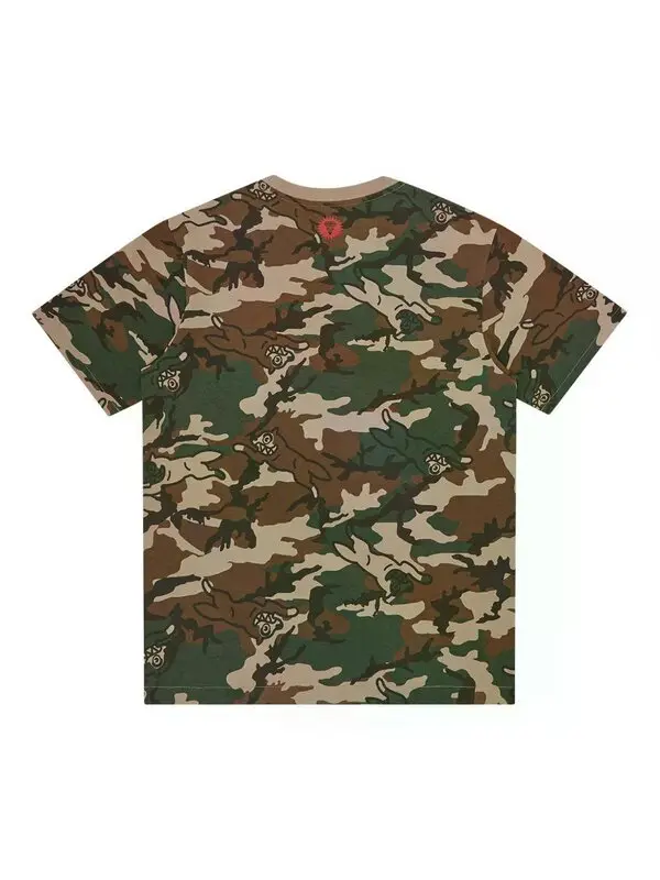 ICECREAM Camouflage-print T-shirt - Neutrals