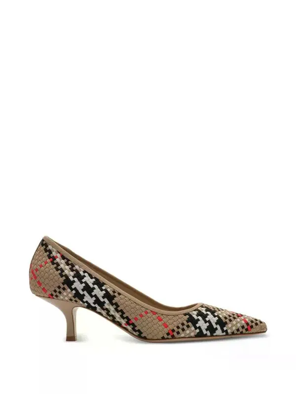 Burberry Check Dame Pumps - Neutrals