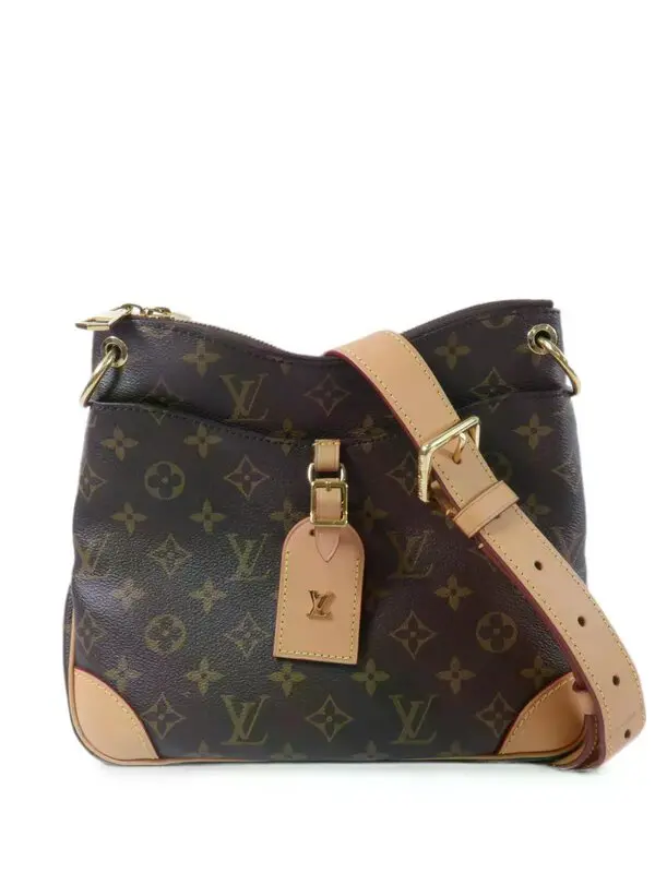 LOUIS VUITTON Odeon Monogram Shoulder Bag - Brown