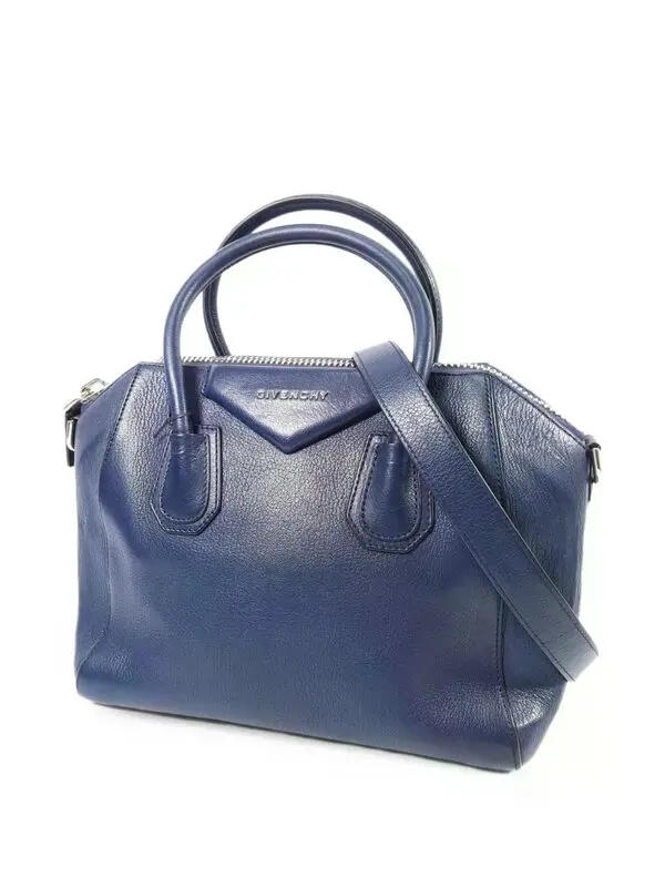 Givenchy Small Antigona Leather Tote Bag - Blue