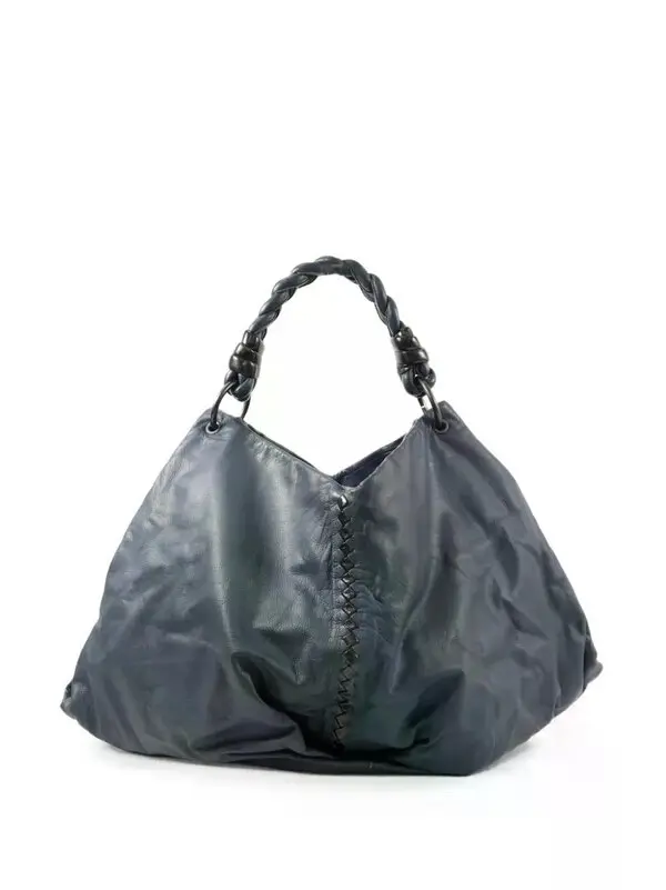 Bottega Veneta Braided Handle Tote Bag - Blue