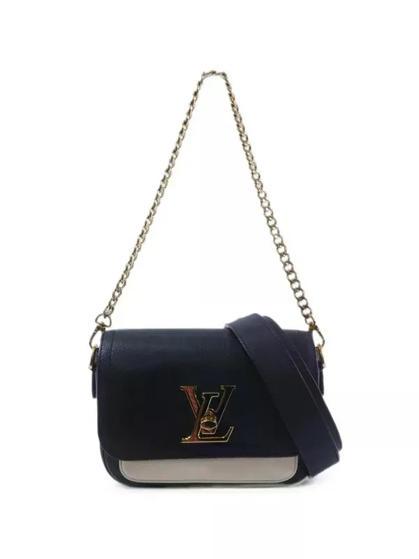 LOUIS VUITTON 2021 Small Lockme Tender Shoulder Bag - Black