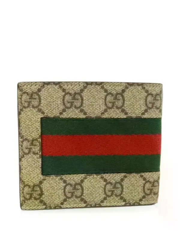 Gucci Gg Canvas Web-stripe Wallet