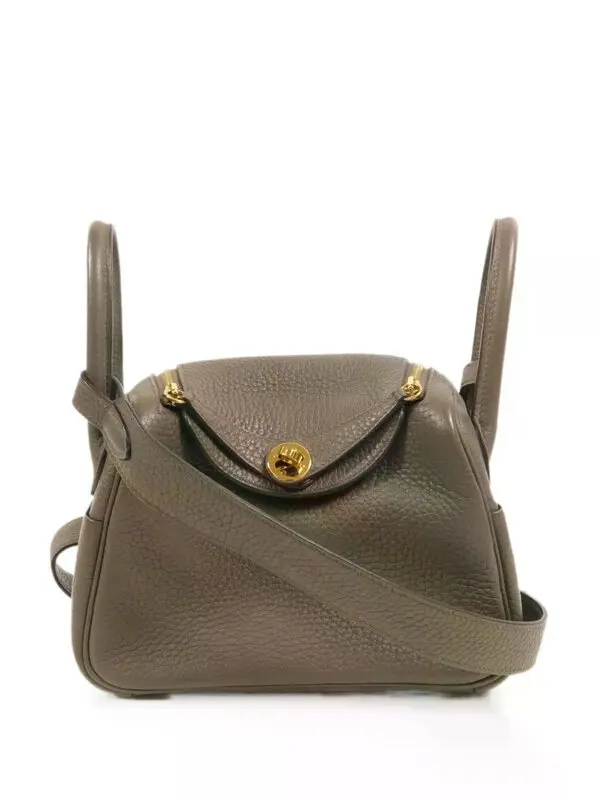 Hermès 2019 Mini Lindy Tote Bag - Grey