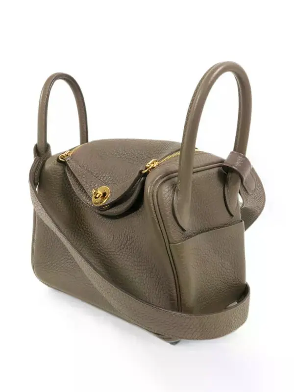 Hermès 2019 Mini Lindy Tote Bag - Grey
