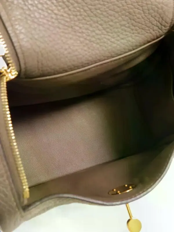 Hermès 2019 Mini Lindy Tote Bag - Grey