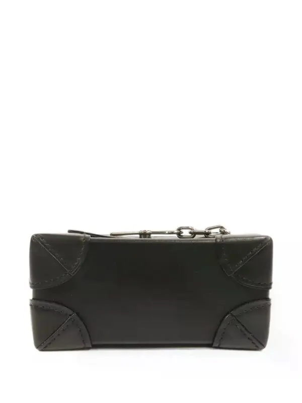 LOUIS VUITTON Nano Steamer Monogram Eclipse Shoulder Bag