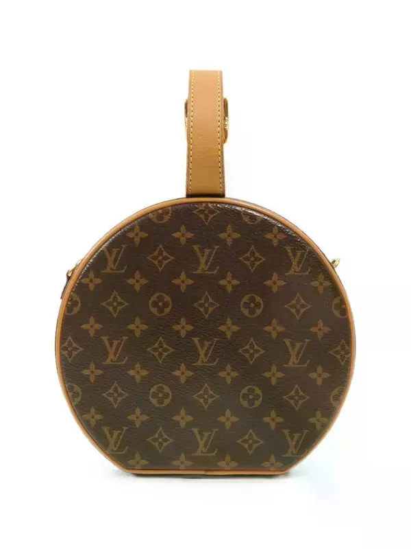 LOUIS VUITTON Petite Boîte Chapeau Two-way Handbag In Monogram Canvas