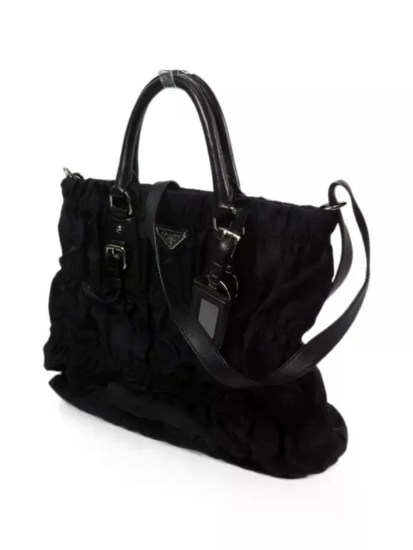 Prada 2008 Tessuto Gaufre Tote Bag