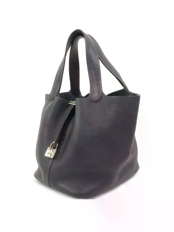 Hermès Mm Picotin Lock Tote Bag - Blue