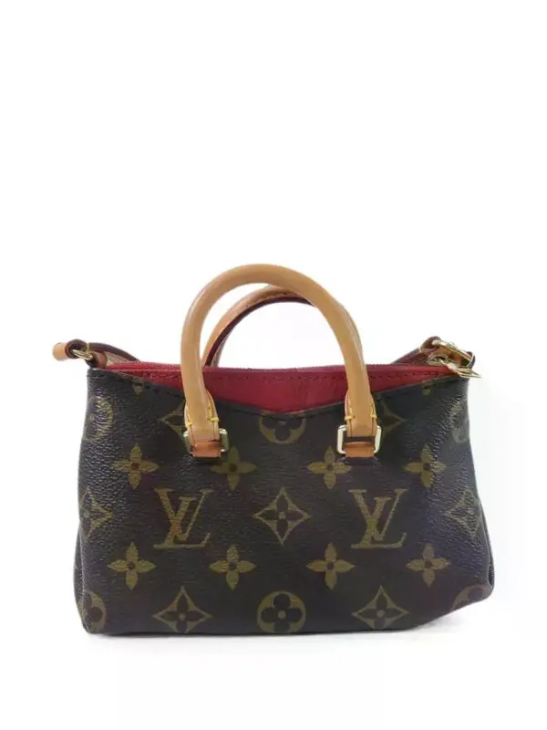 LOUIS VUITTON Nano Pallas Monogram Cross Body Bag