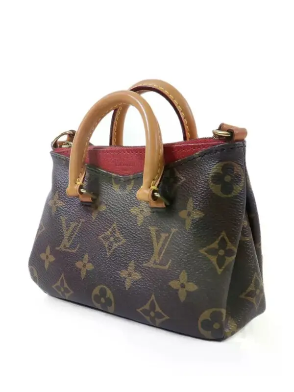 LOUIS VUITTON Nano Pallas Monogram Cross Body Bag