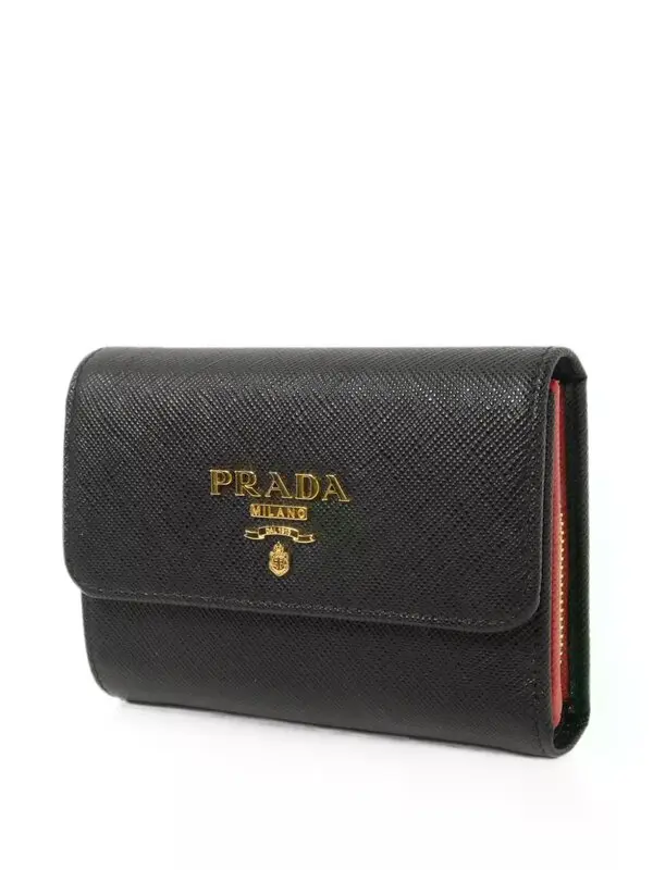 Prada Saffiano Leather Fold Wallet