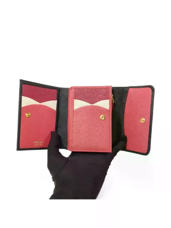 Prada Saffiano Leather Fold Wallet