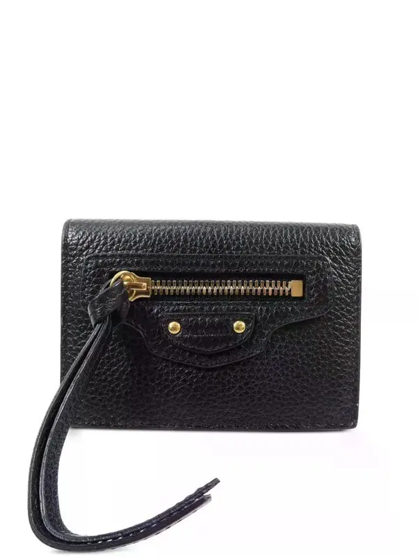 Balenciaga Mini Neo Classic Wallet - Black