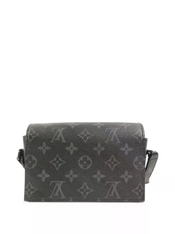 LOUIS VUITTON Steamer Monogram Eclipse Shoulder Bag - Black