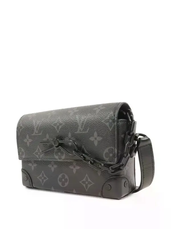 LOUIS VUITTON Steamer Monogram Eclipse Shoulder Bag - Black