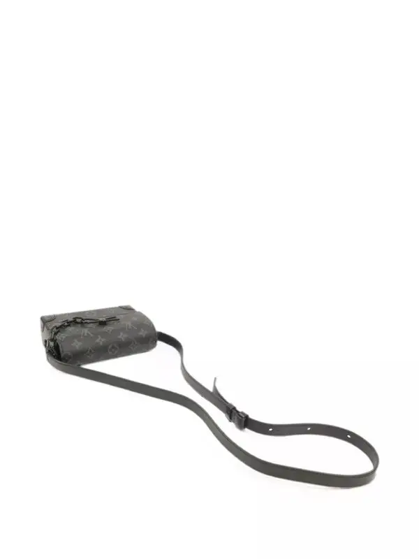 LOUIS VUITTON Steamer Monogram Eclipse Shoulder Bag - Black
