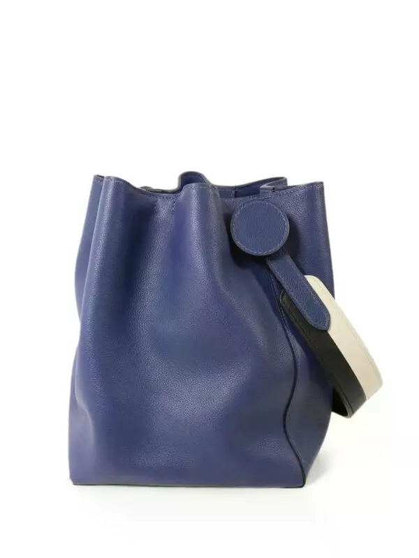Hermès 17 Licol Bucket Bag - Blue