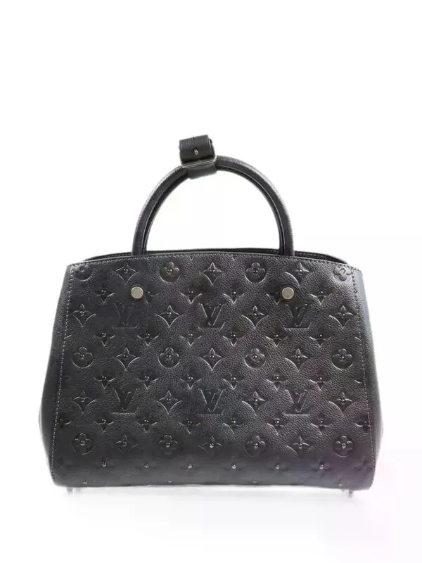 LOUIS VUITTON Bb Montaigne Monogram Empreinte Tote Bag