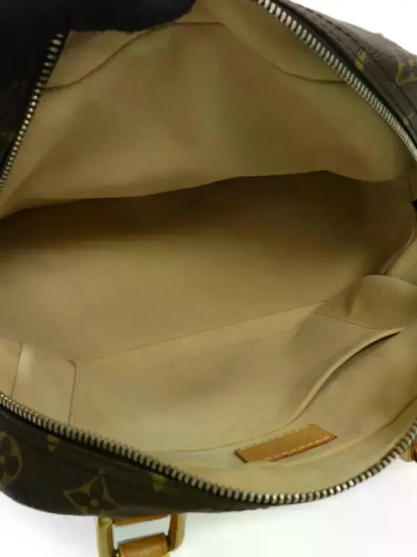 LOUIS VUITTON Pm Manhattan Monogram-pattern Tote Bag - Brown