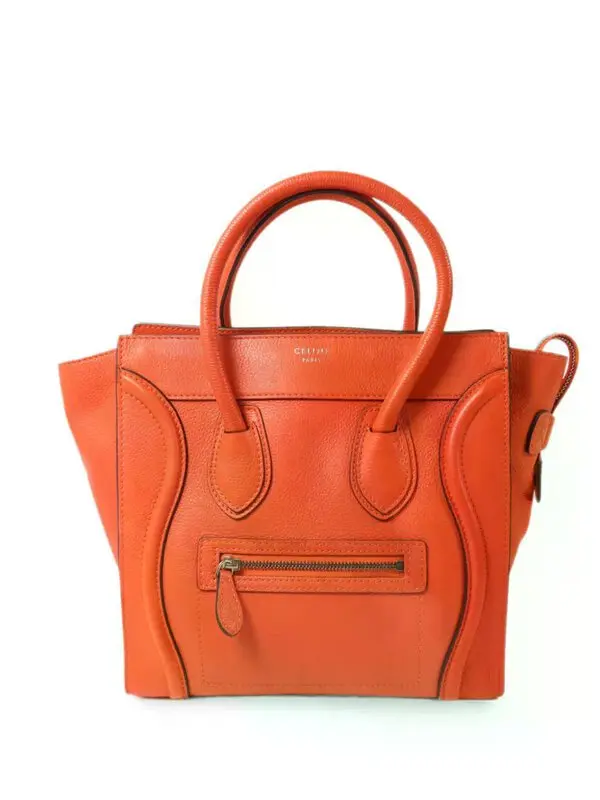 Celine Micro Luggage Calf Leather Handbag