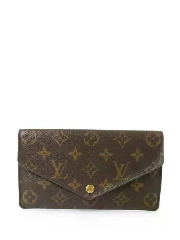 LOUIS VUITTON Monogram Jeanne Wallet - Brown