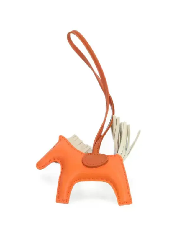 Hermès Rodeo Pm Horse Charm - Orange