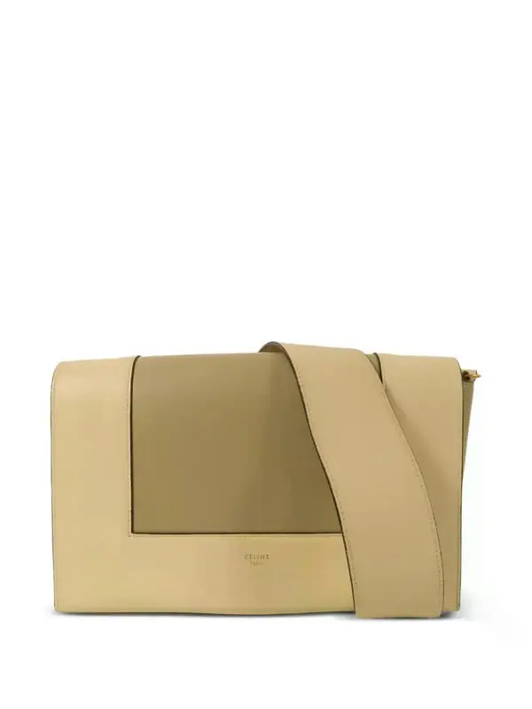 Celine Leather Frame Shoulder Bag - Green