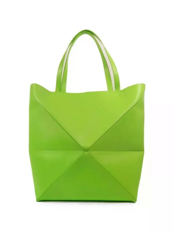 Loewe Puzzle Fold Tote Bag - Green