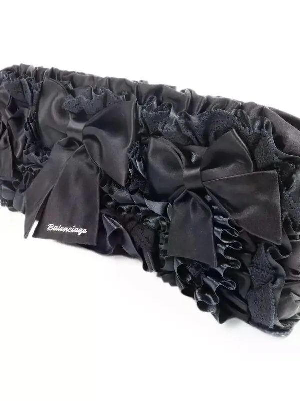 Balenciaga Bow-detail Clutch Bag