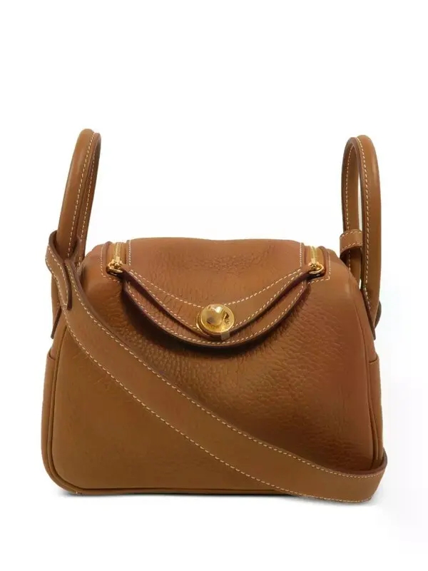 Hermès Mini Lindy Shoulder Bag - Brown