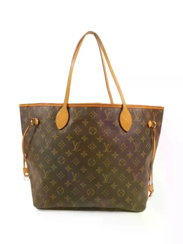 LOUIS VUITTON Mm Neverfull Monogram Tote Bag - Brown
