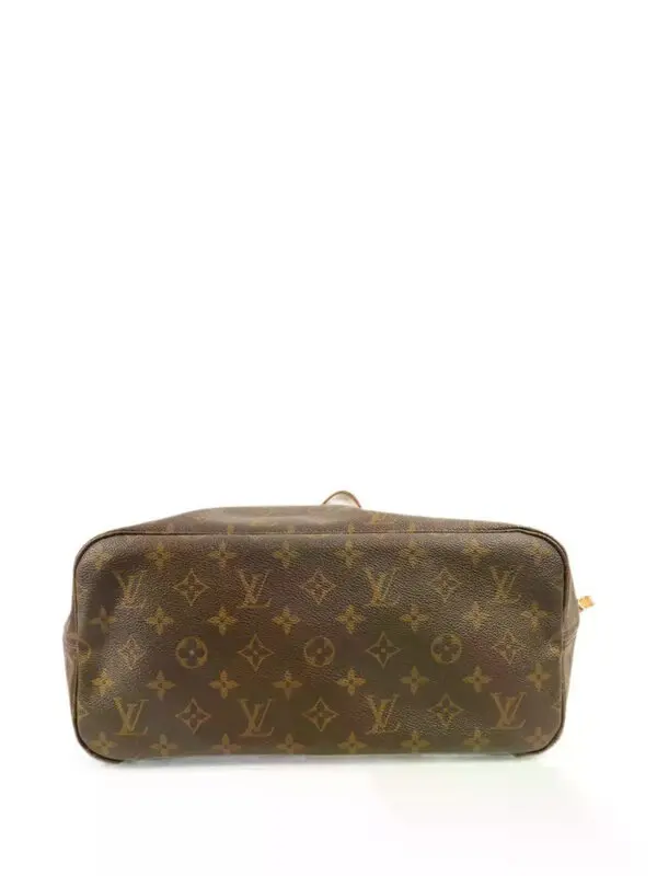 LOUIS VUITTON Mm Neverfull Monogram Tote Bag - Brown