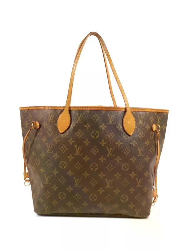 LOUIS VUITTON Mm Neverfull Monogram Tote Bag - Brown
