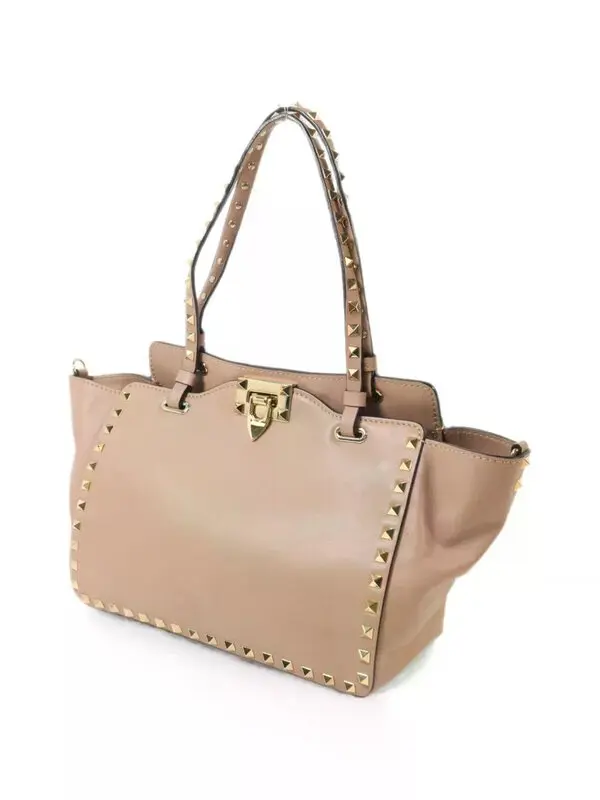 Valentino Garavani Rockstud Leather Tote Bag