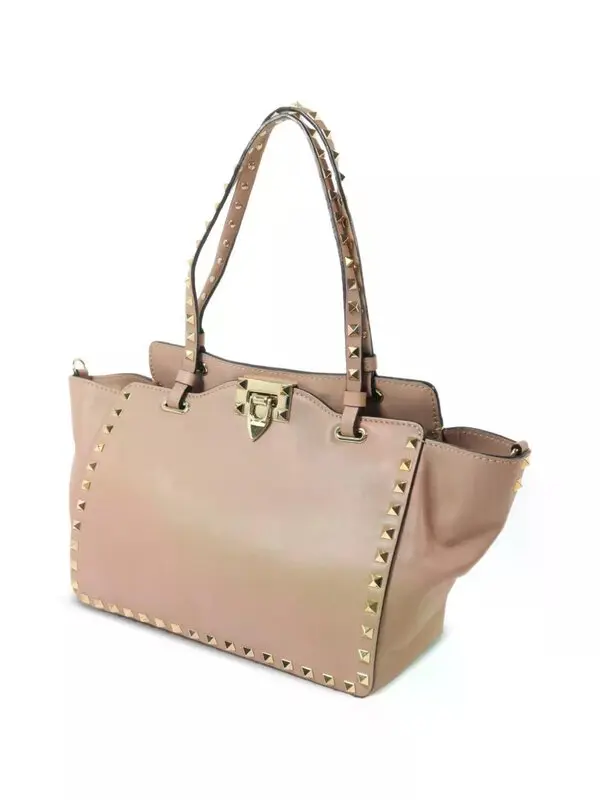 Valentino Garavani Rockstud Leather Tote Bag