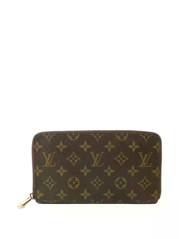 LOUIS VUITTON Monogram Long Wallet - Brown