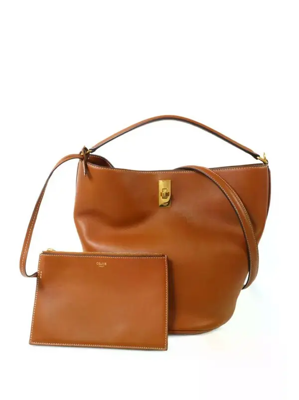 Celine 16 Bucket Shoulder Bag - Brown