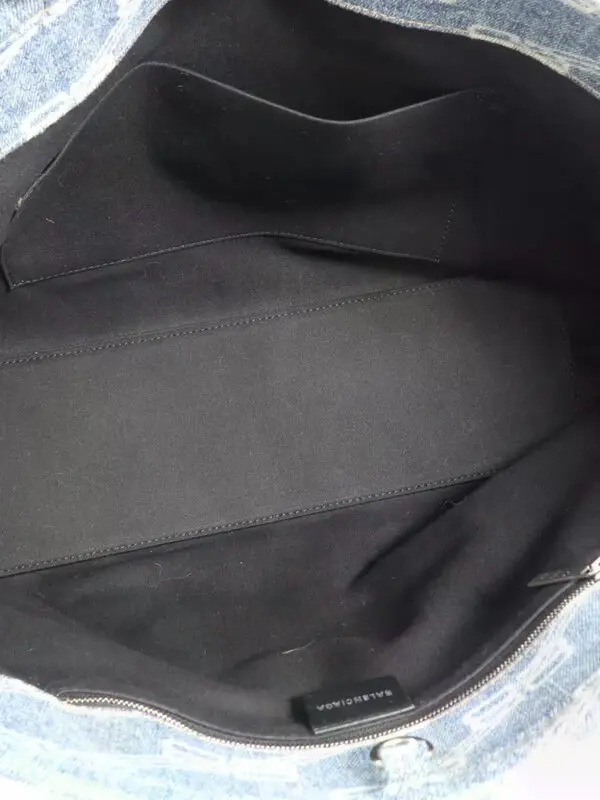 Balenciaga Bb Monogram Tote Bag - Blue