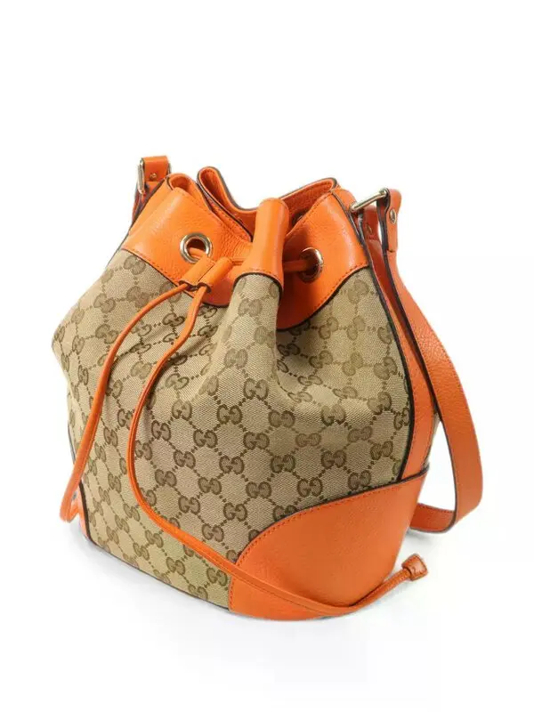 Gucci Gg-pattern Bucket Bag