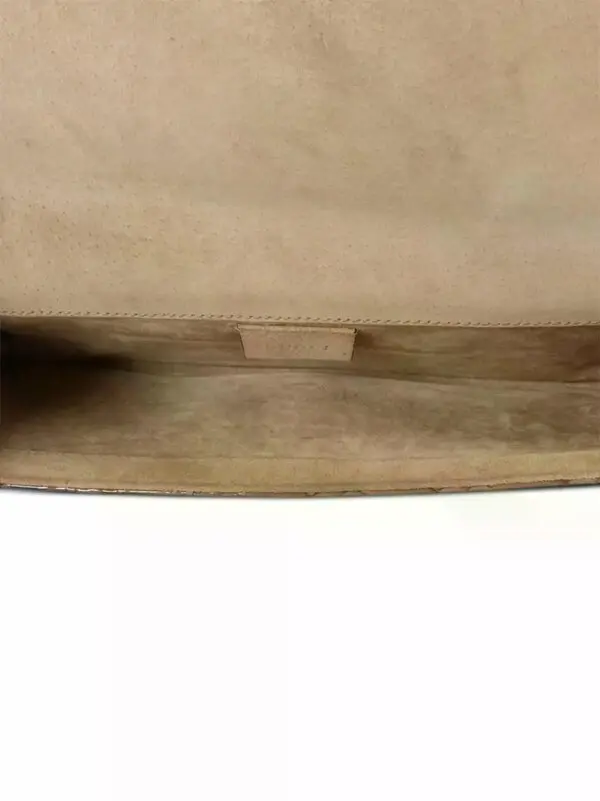 Gucci Gg Patent Calf Leather Clutch Bag